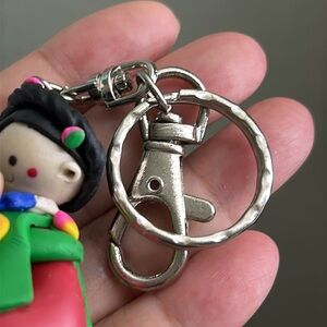 Hand Crafted | Accessories | Nwotclay Korean Girl In Hanbok Keychain ...